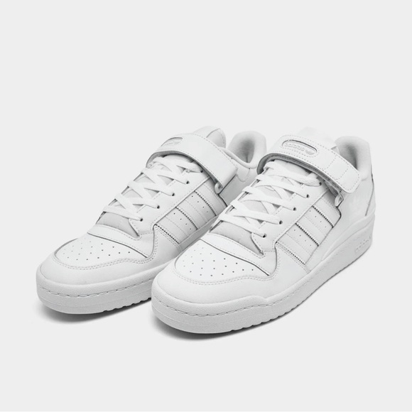 adidas | Shoes | Nib 1 Men Adidas Originals Forum Low White Triple ...